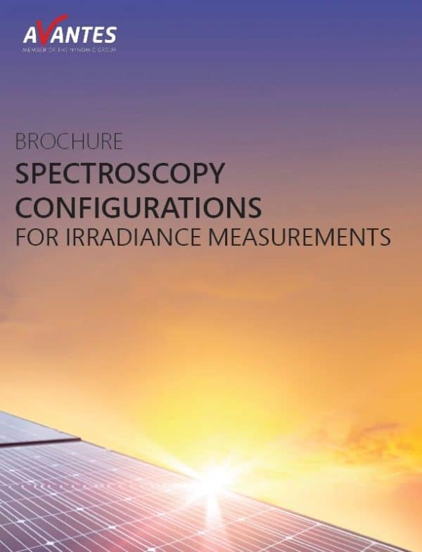 Spectroscopy Configurations for Irradiance Measurements - Avantes