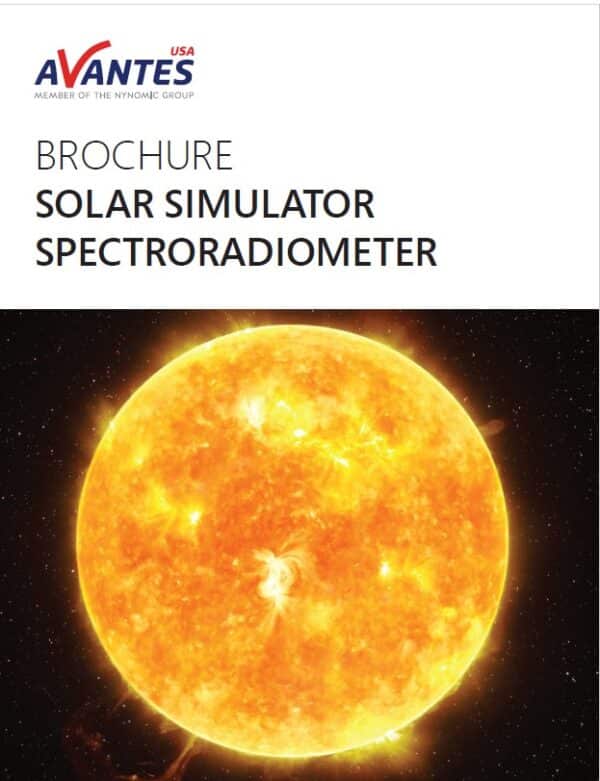 Brochure: Solar Simulator Spectroradiometer - Avantes